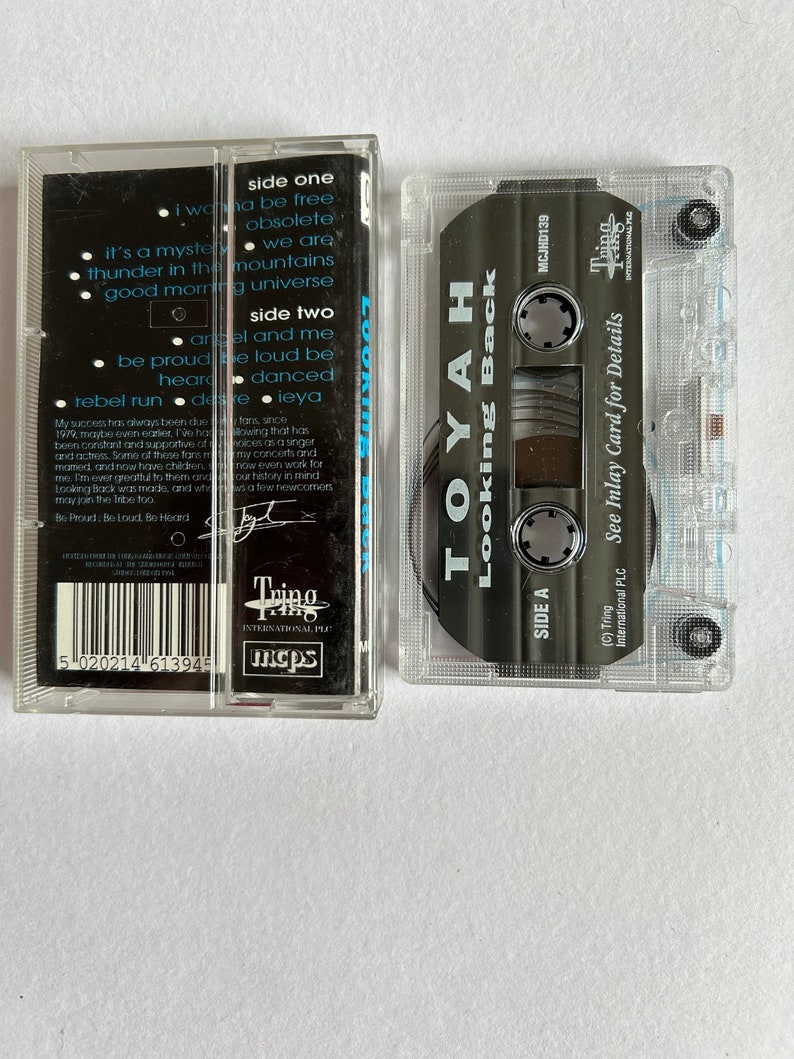 Toyah Looking Back Cassette Tape - Etsy