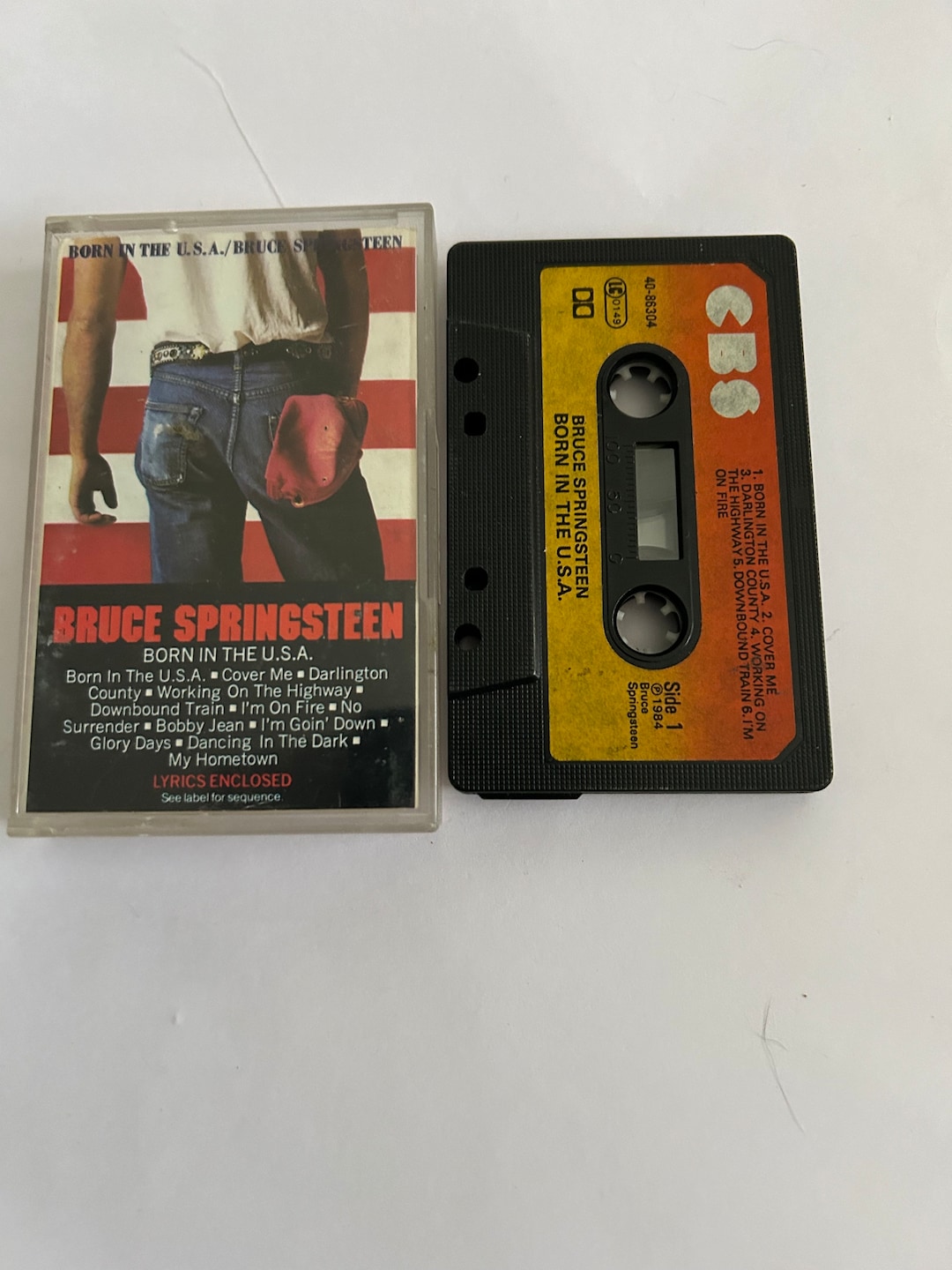 Bruce Springsteen Born in the USA Cassette Tape - Etsy