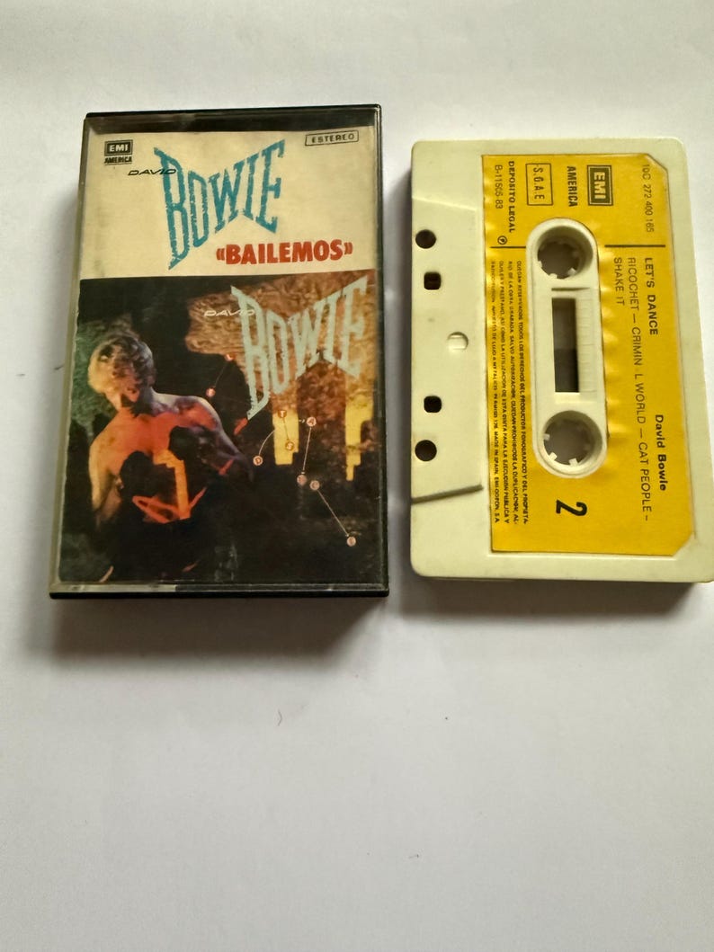 David Bowie Lets Dance Spanish Cassette Tape - Etsy