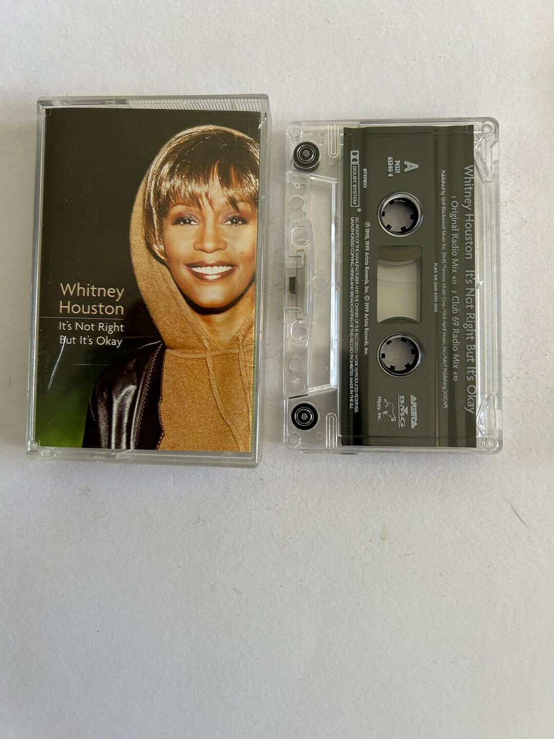 Whitney Houston It’s Not Right but It’s Ok Cassette Tape - Etsy