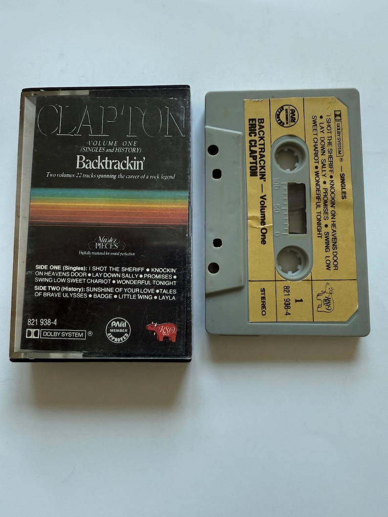 Eric Clapton Backtrackin’ Cassette Tape - Etsy