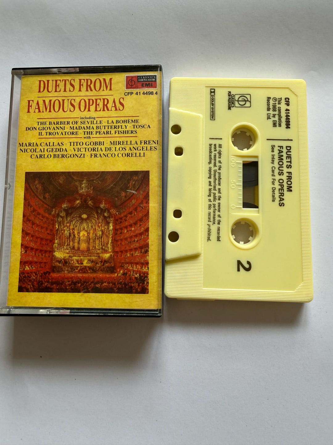 Duets From Famous Opera Various Cassette Tape - Etsy