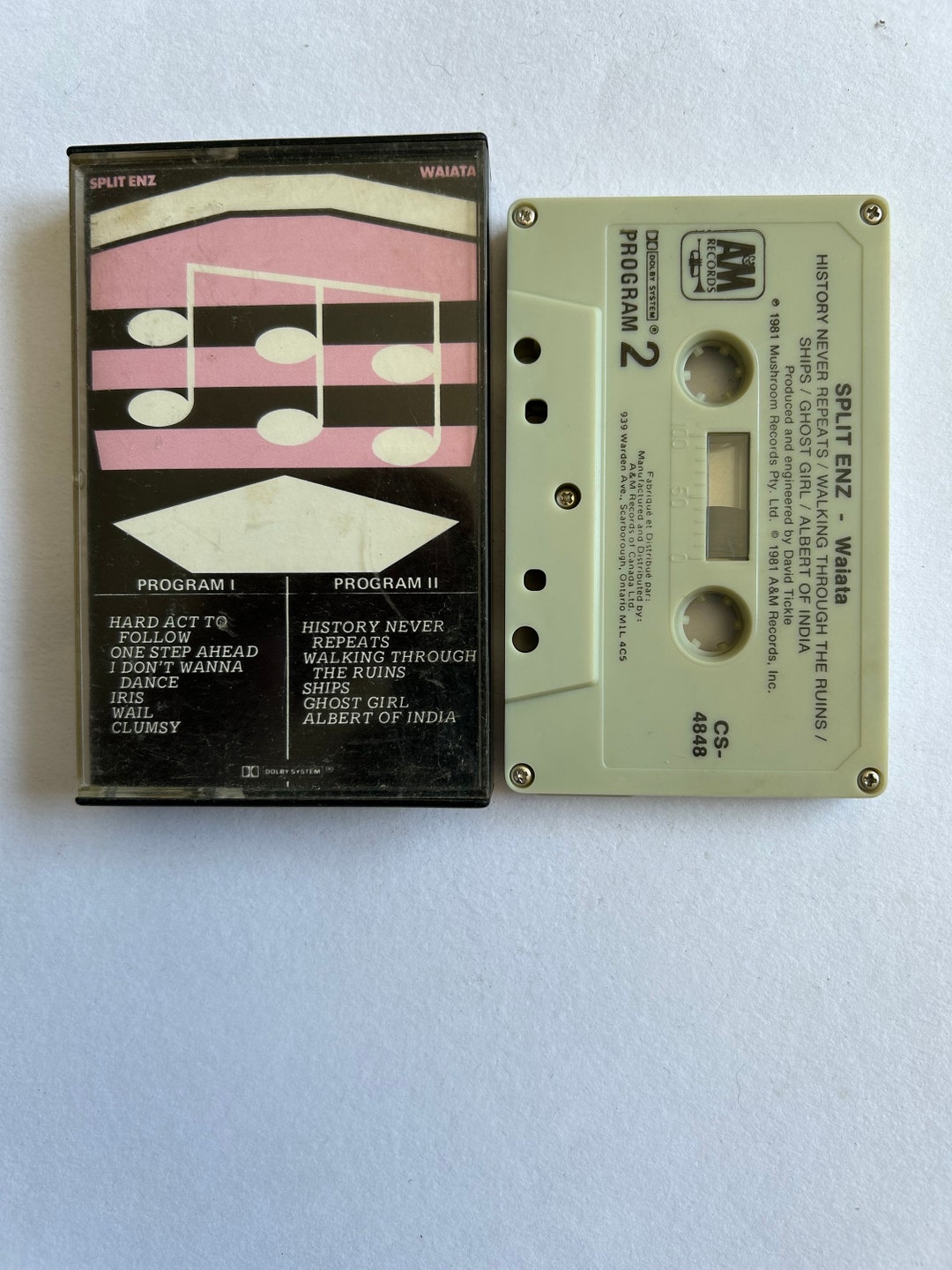 Split Enz Waiata Canadian Cassette Tape - Etsy
