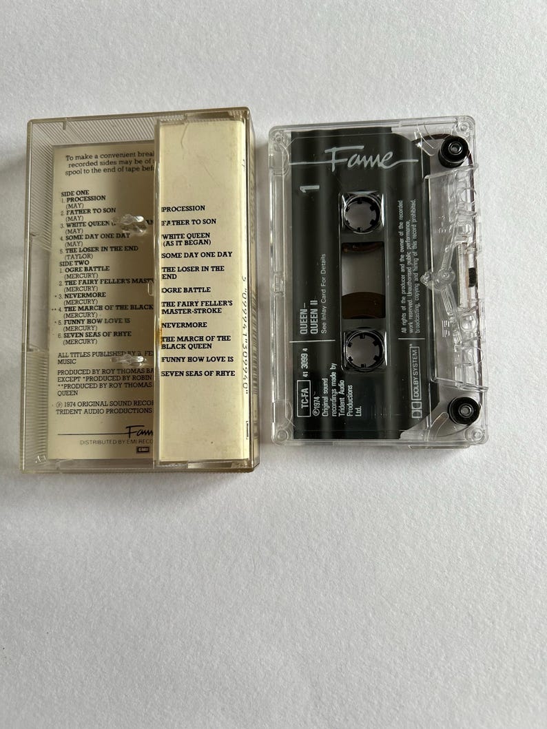 Queen Queen II Cassette Tape - Etsy