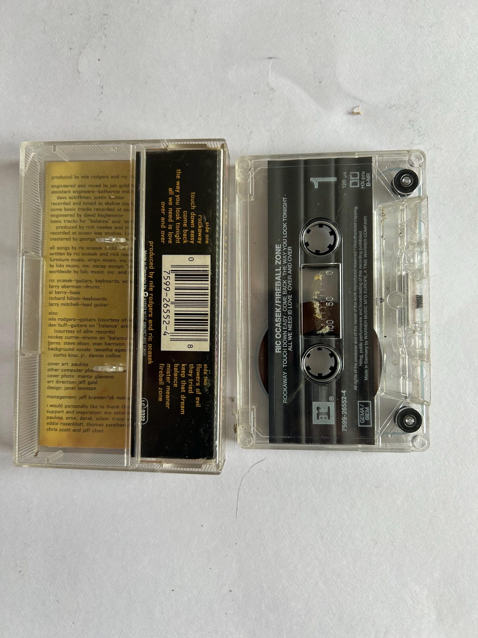 Ric Ocasek Fireball Zone Cassette Tape - Etsy