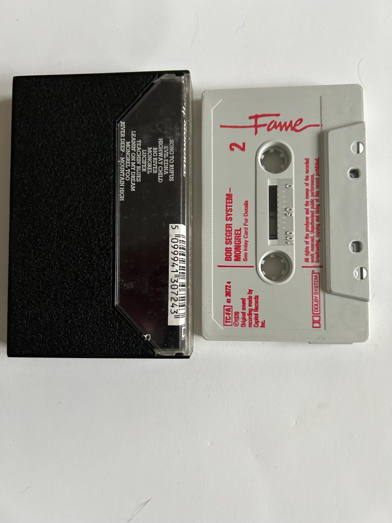 Bob Seger System Mongrel Cassette Tape - Etsy