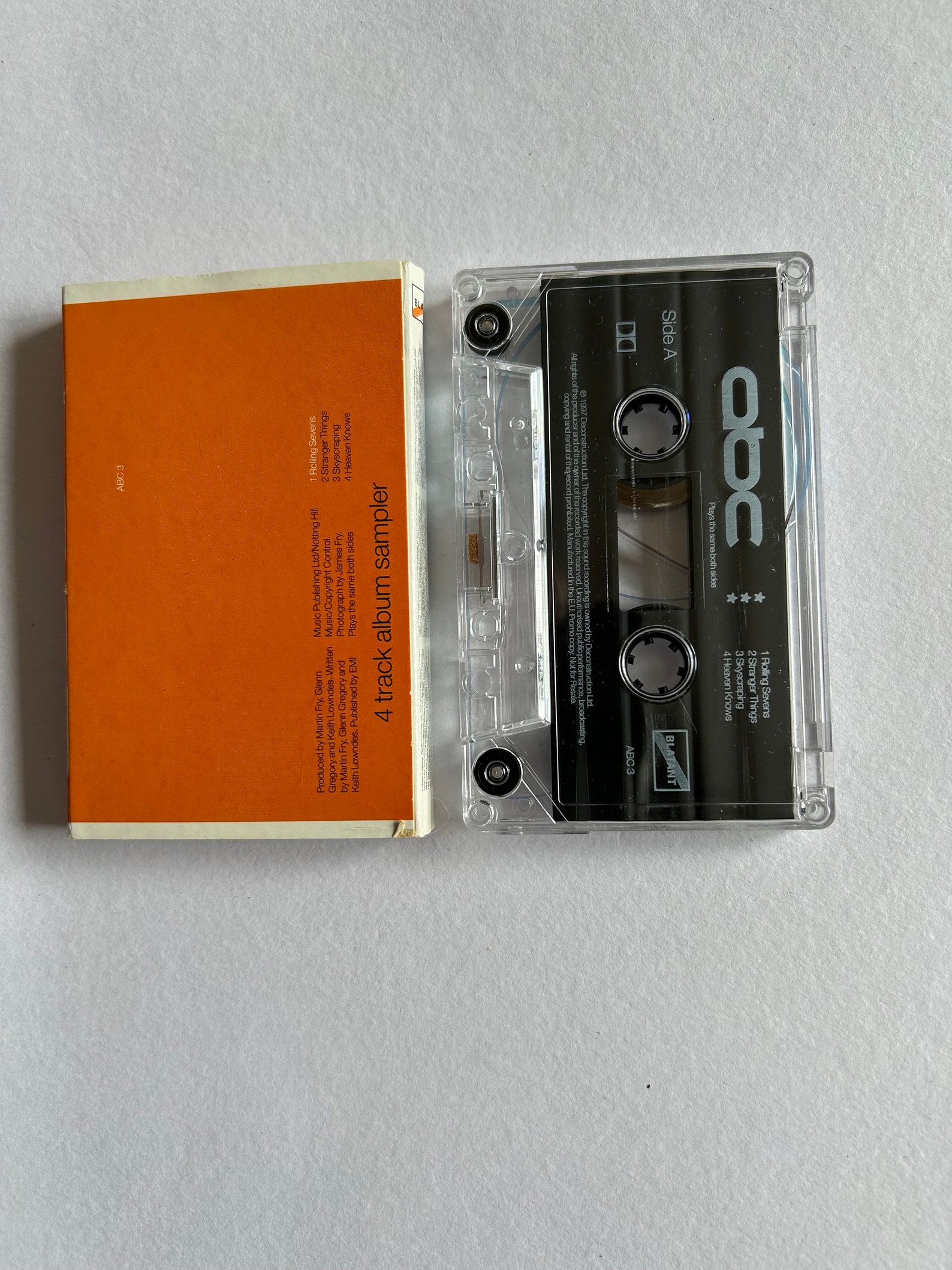 ABC Rolling Sevens 4 Track Promotional Cassette Tape - Etsy