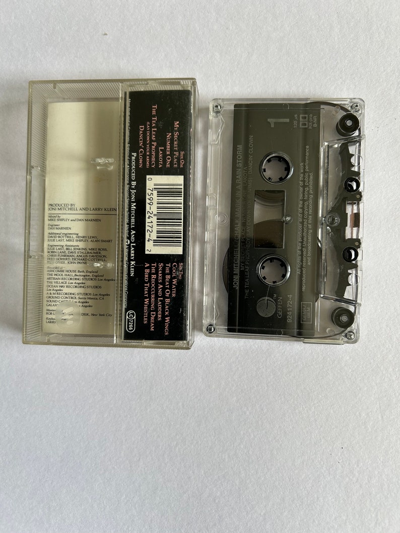 Joni Mitchell Chalk Mark in A Storm Cassette Tape - Etsy