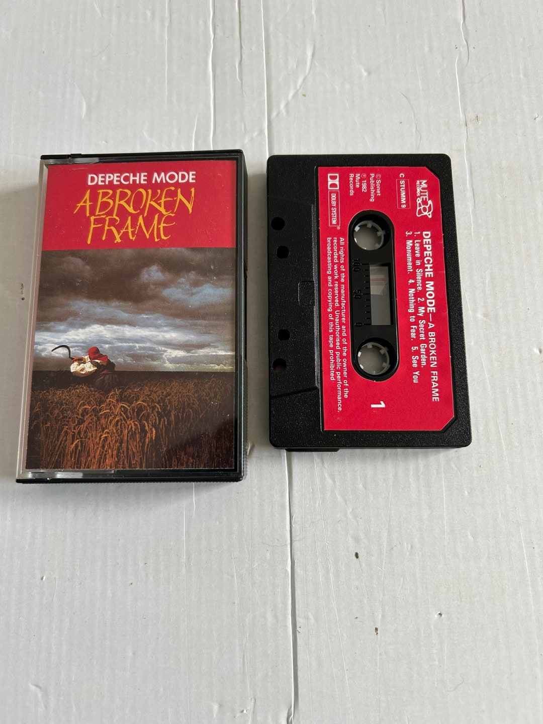 Depeche Mode A Broken Frame Cassette Tape - Etsy
