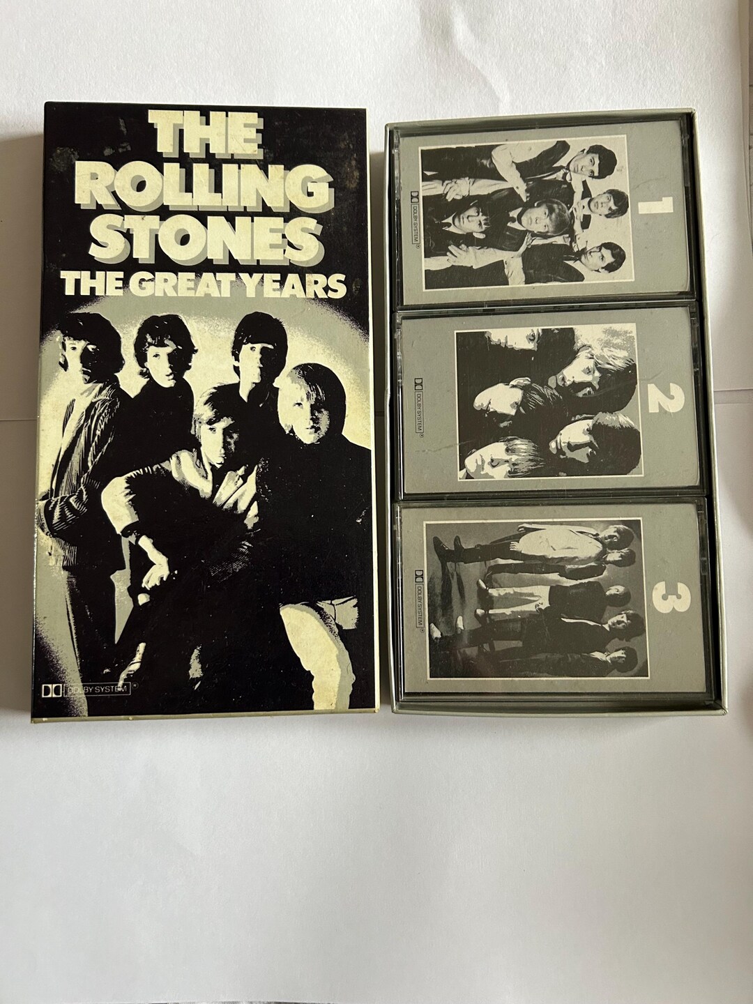 The Rolling Stones the Great Years Box Set Cassette Tapes - Etsy