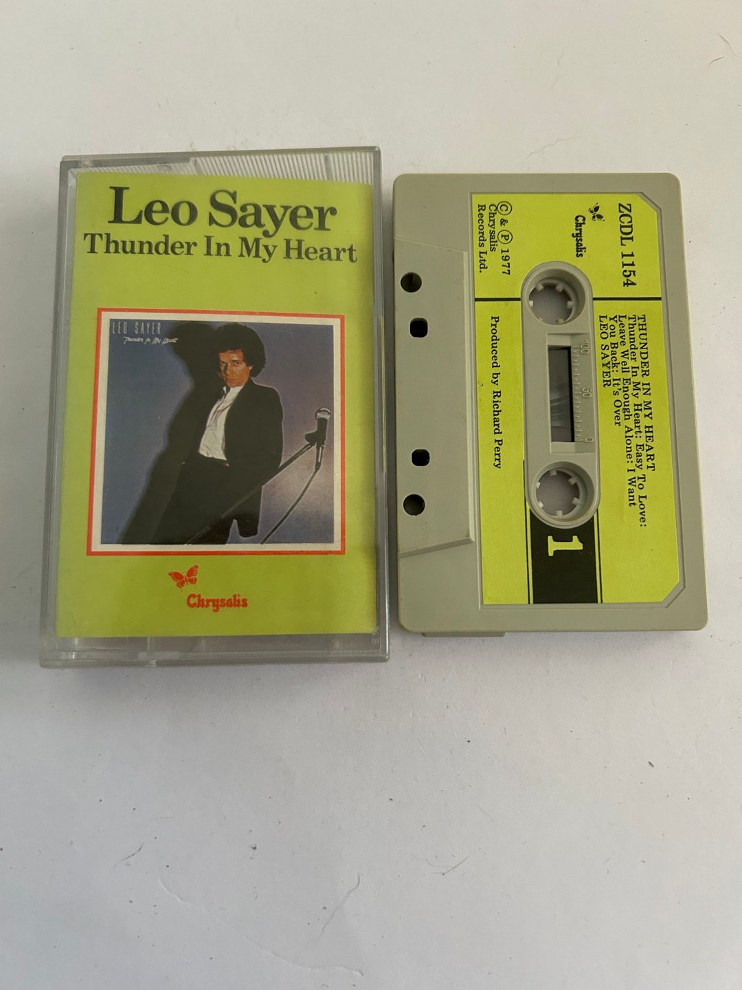 Leo Sayer Thunder in My Heart Cassette Tape - Etsy