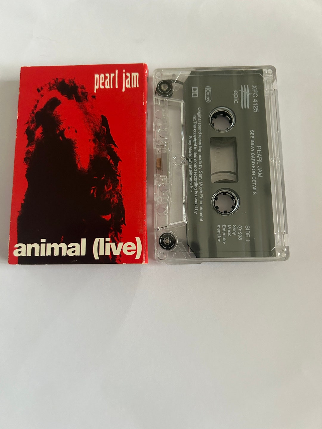 Pearl Jam Animal Live Cassette Tape - Etsy