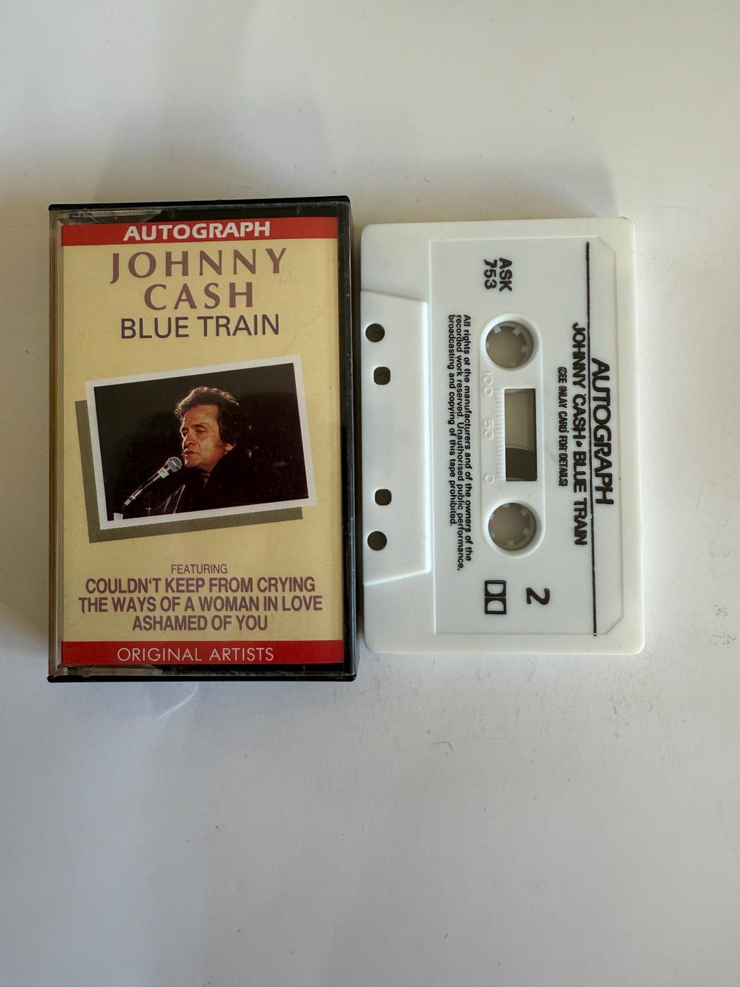 Johnny Cash Blue Train Cassette Tape - Etsy