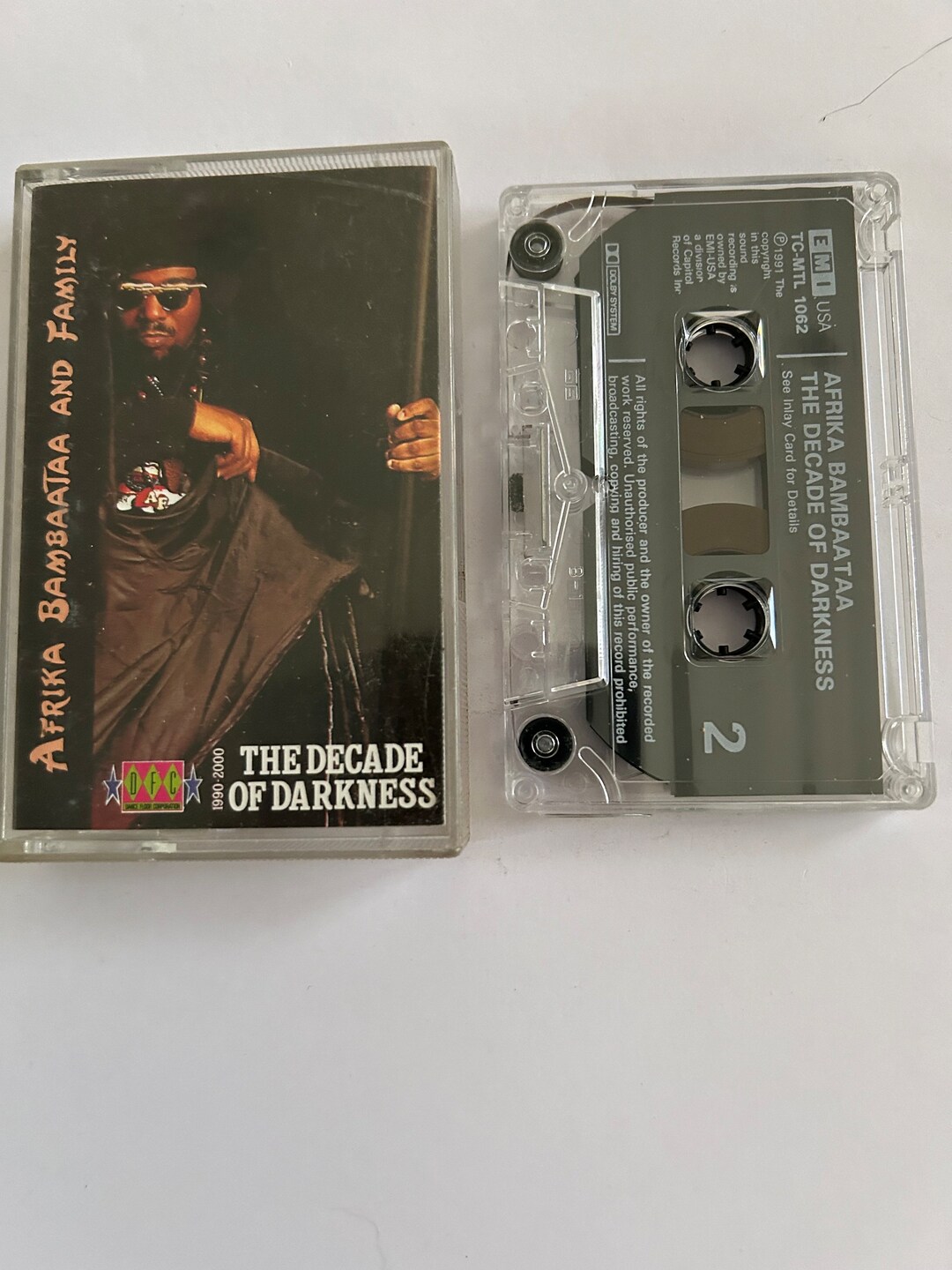 Afrika Bambaata and Family the Decade of Darkness 1990-2000 Cassette ...