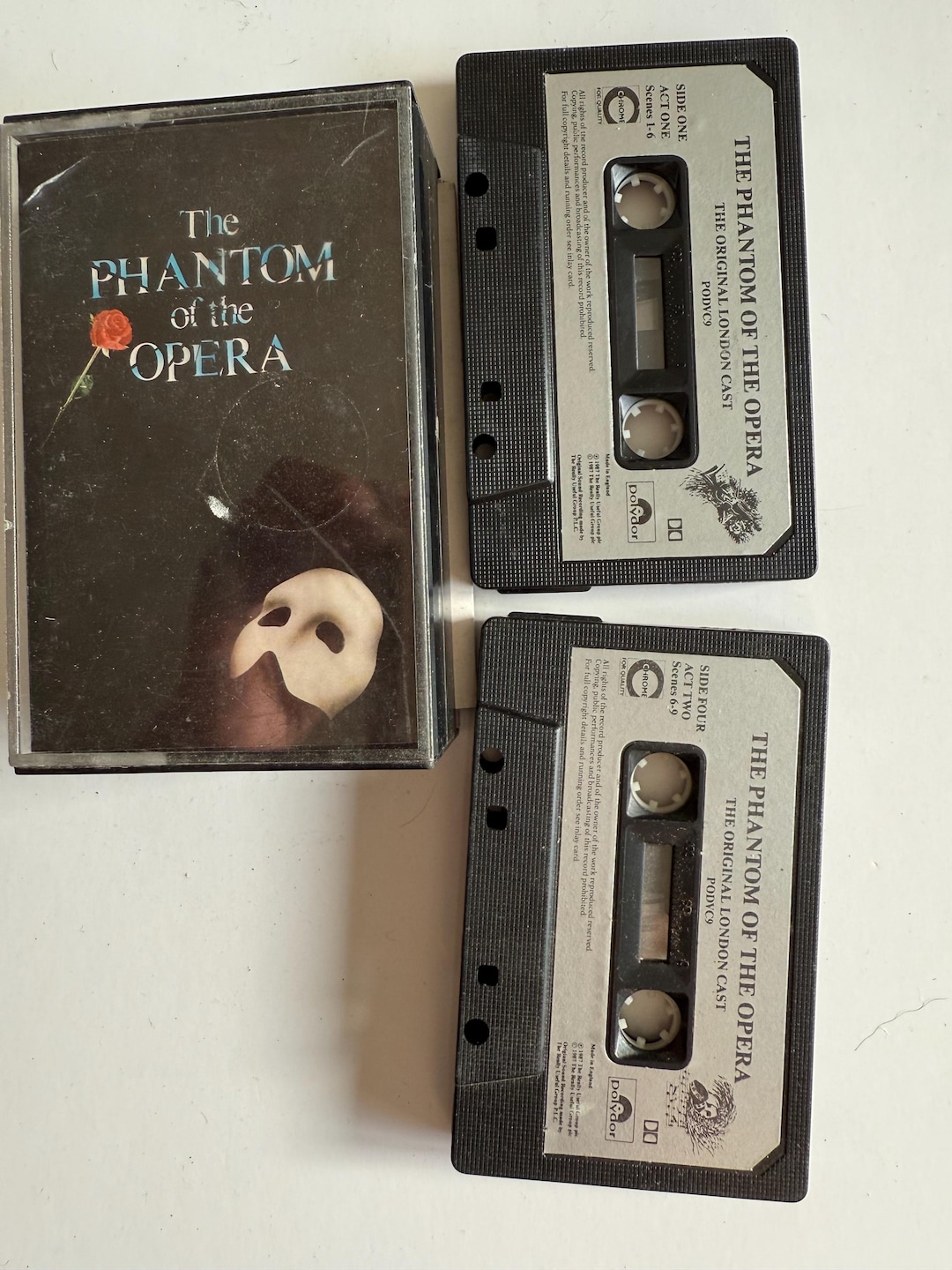 Phantom of the Opera Double Cassette Tape - Etsy