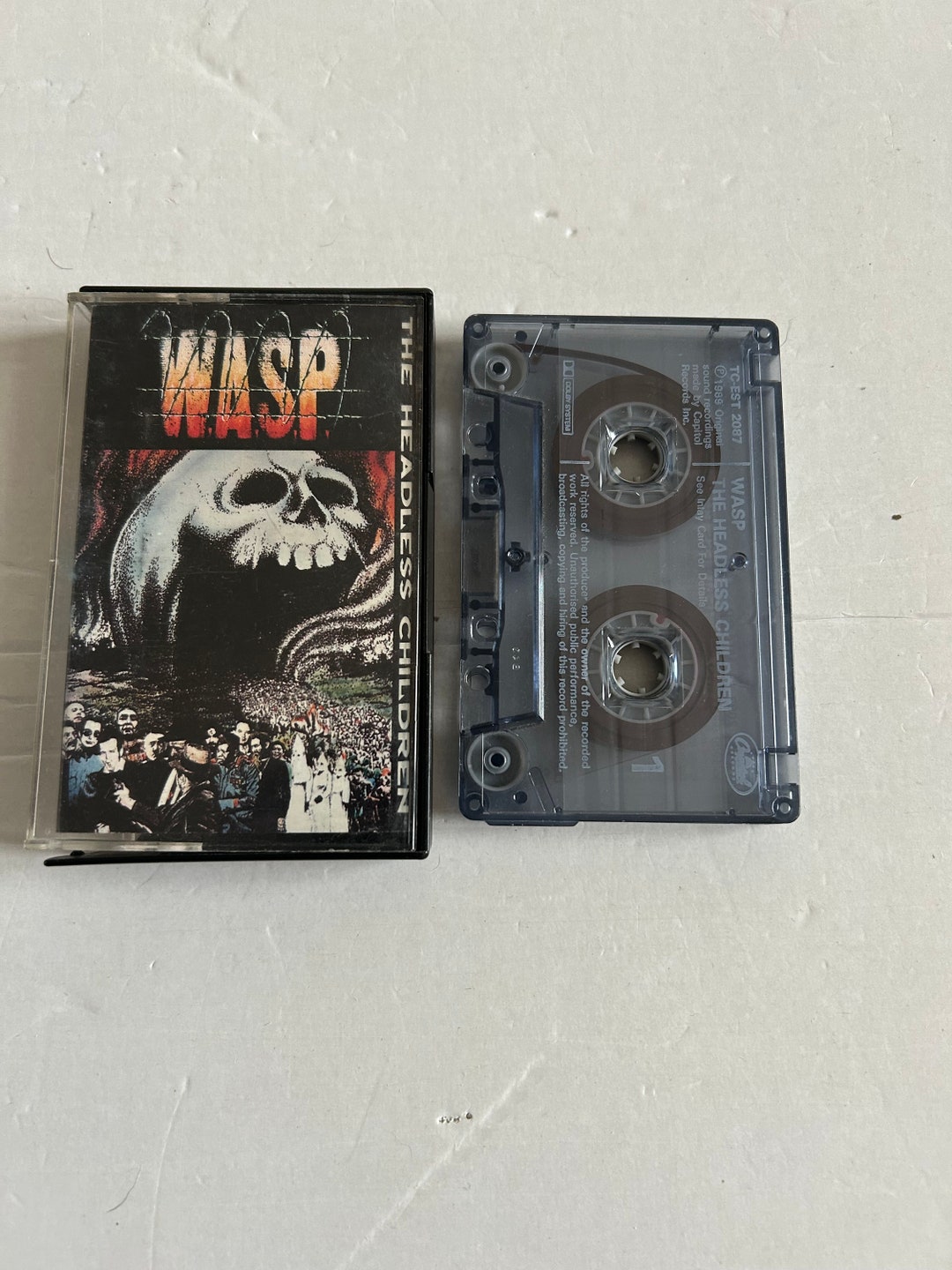 W.A.S.P Wasp the Headless Children Cassette Tape - Etsy