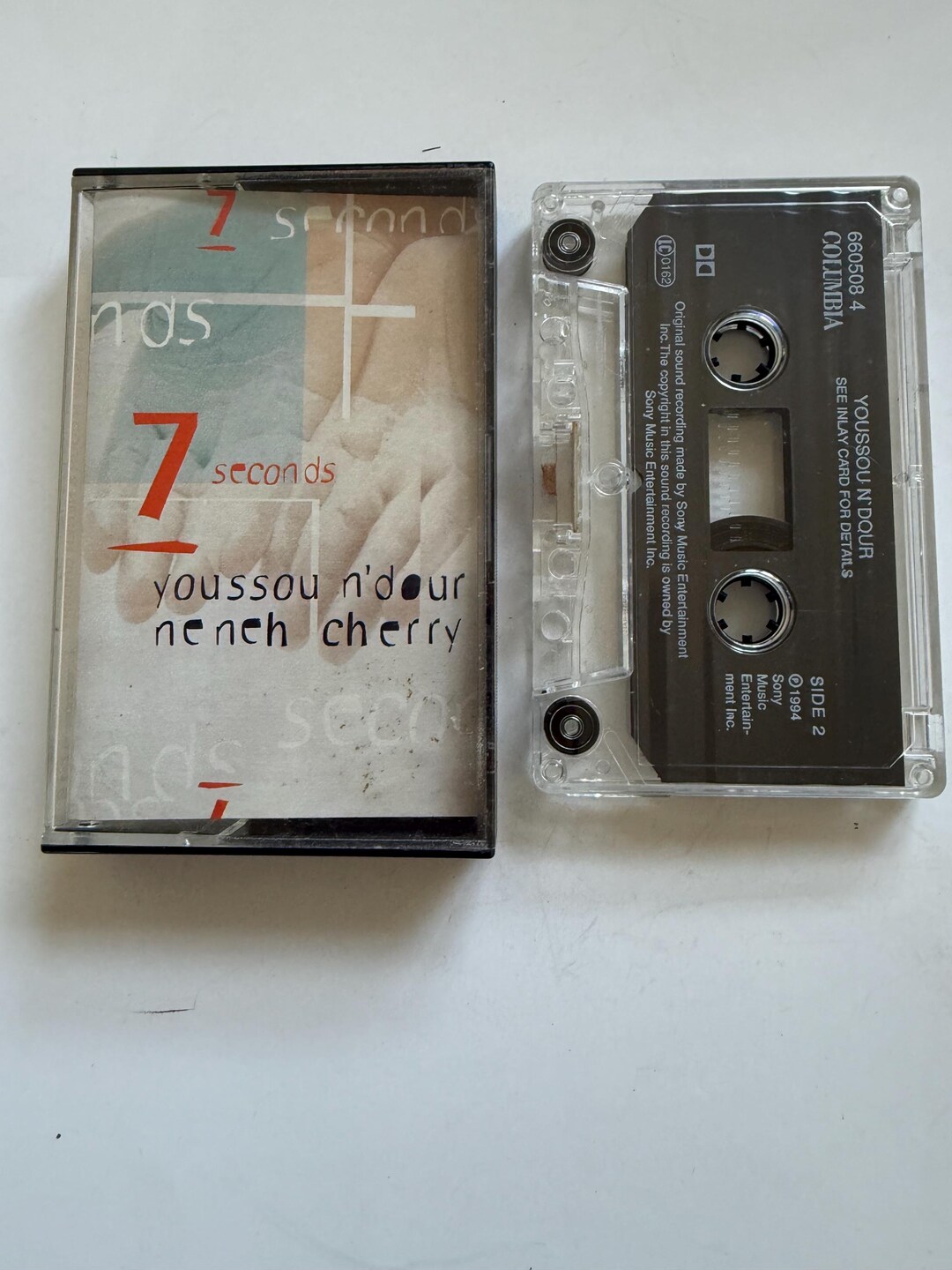 Youssou N’dour Neneh Cherry Seven Seconds Cassette Tape - Etsy