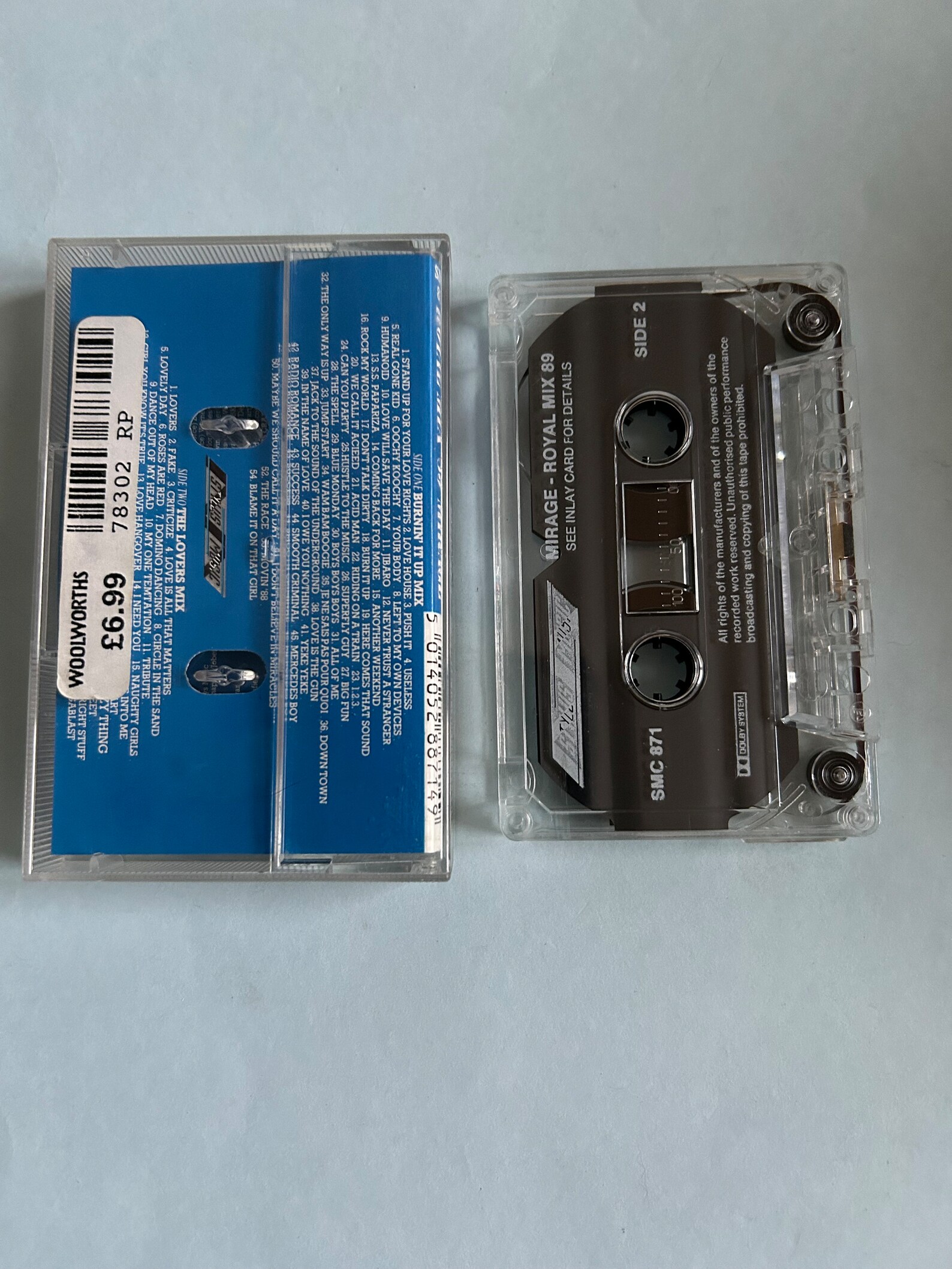 Mirage Royal Mix 89 Cassette Tape - Etsy