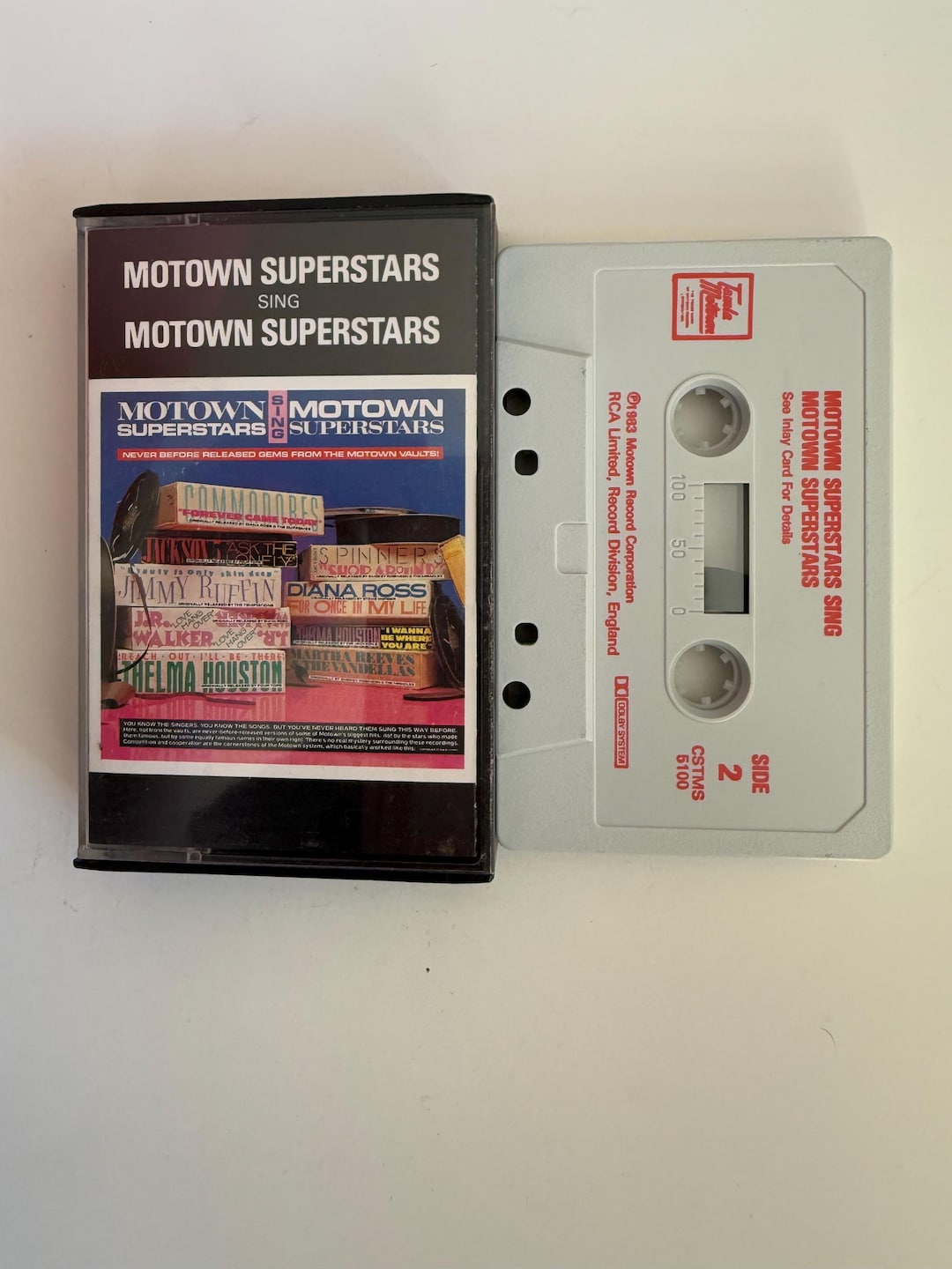 Motown Superstars Sing Motown Superstars Various Artists Cassette Tape ...