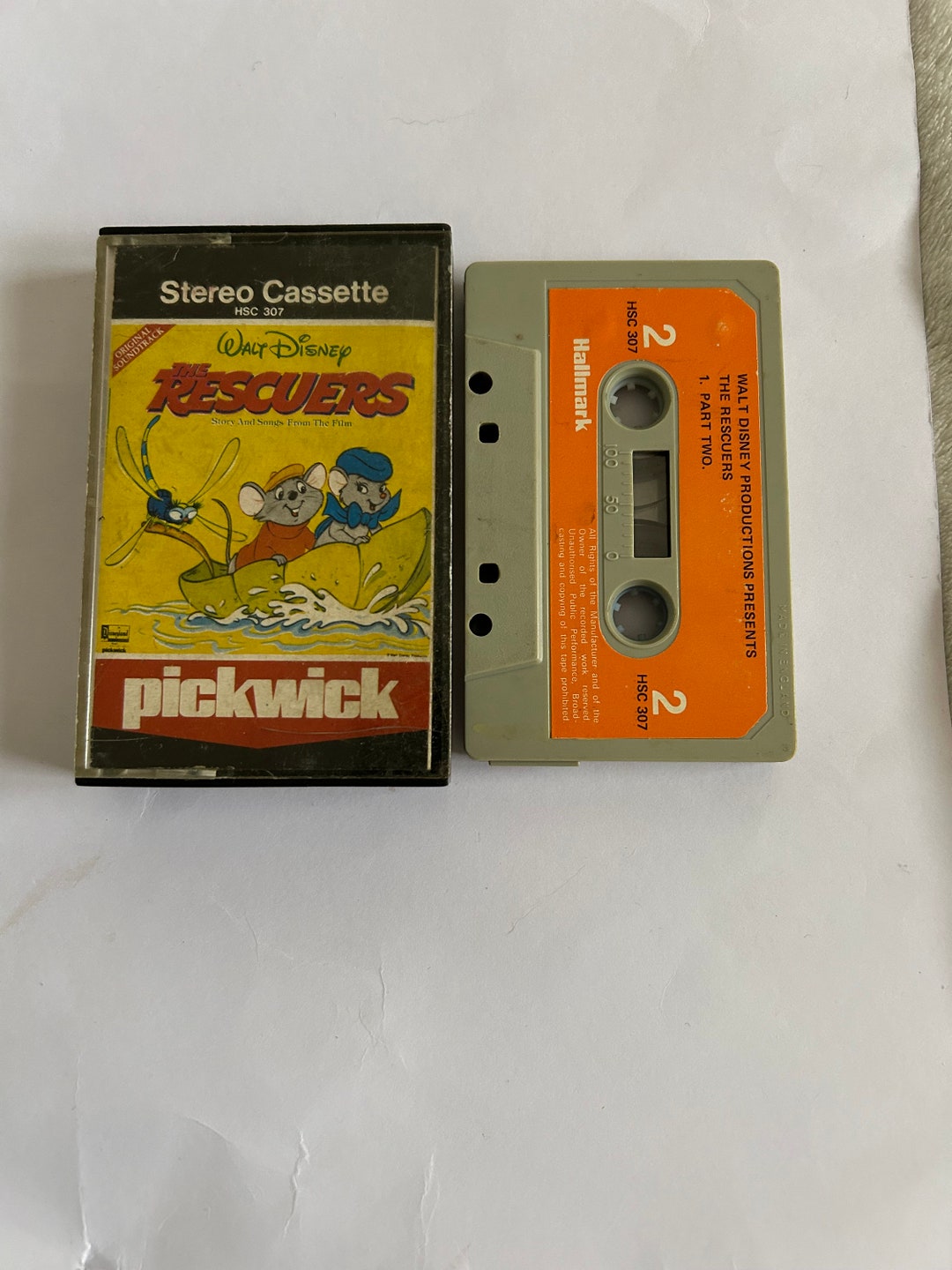 Rescuers Walt Disney Pickwick Cassette Tape - Etsy