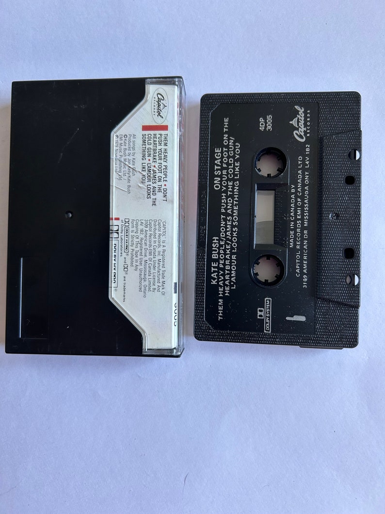Kate Bush on Stage Canadian Cassette Tape - Etsy