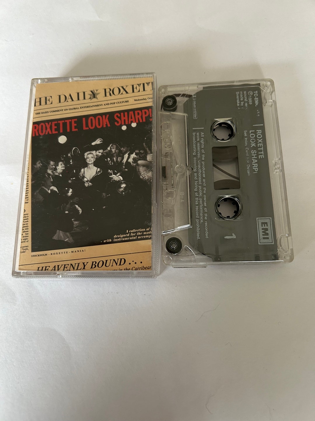 Roxette Look Sharp Cassette Tape - Etsy