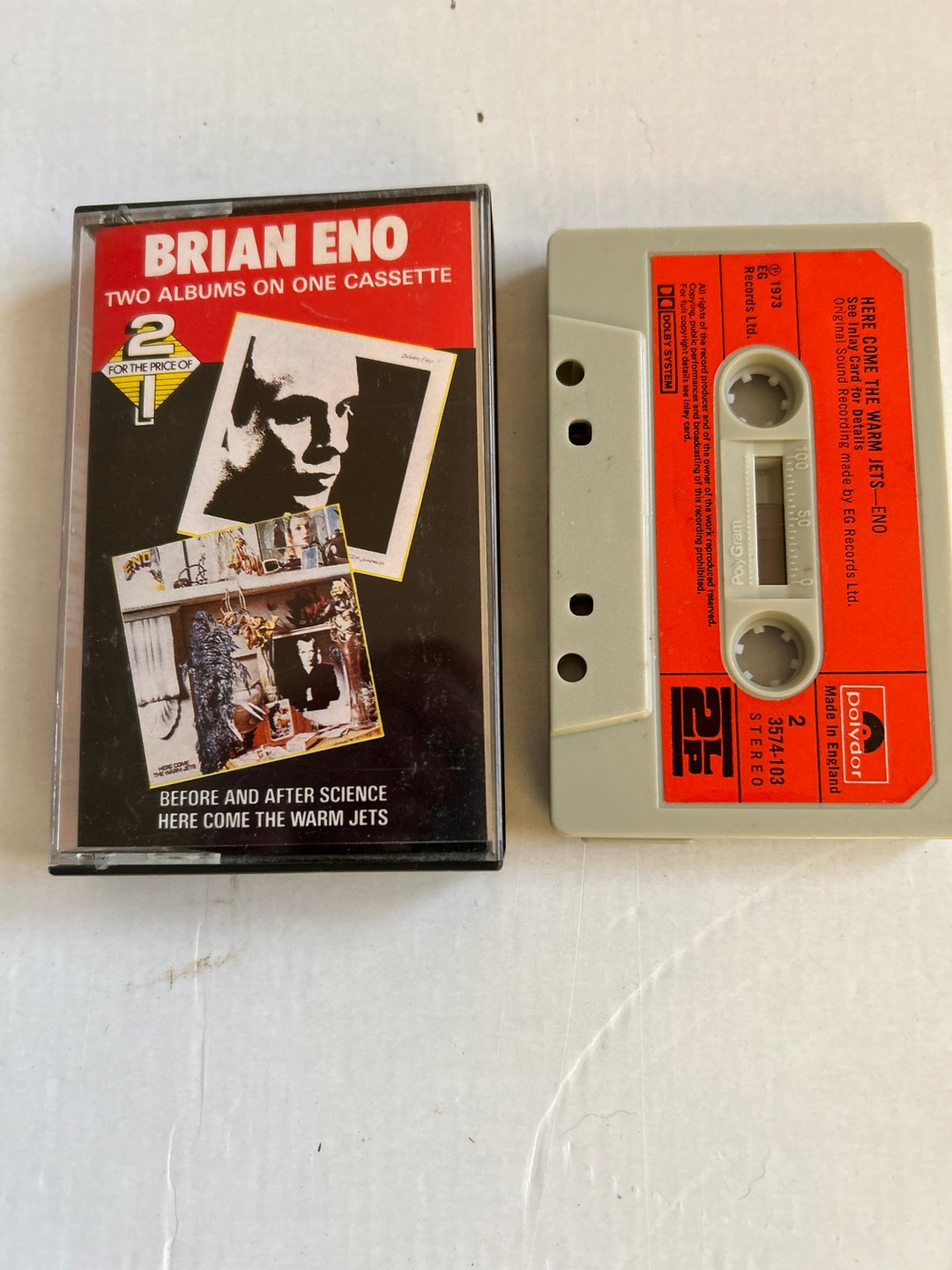 Brian Eno Before and After Science/here Come the Warm Jets Cassette ...