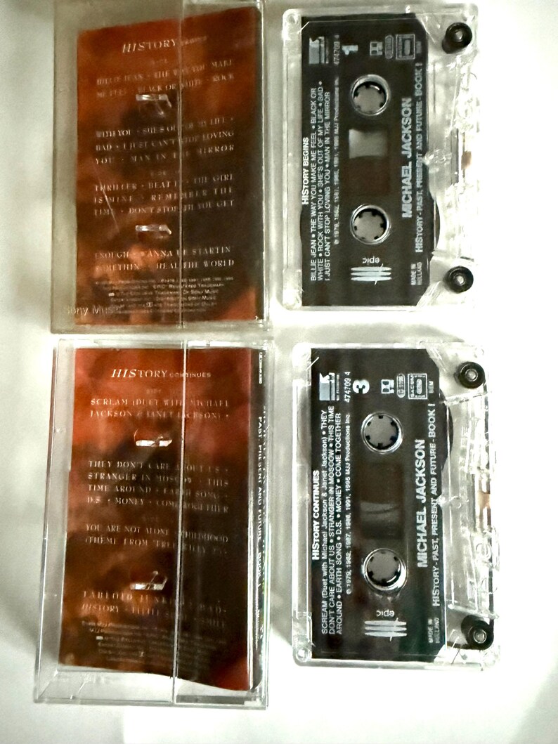 Michael Jackson History Double Cassette Tape - Etsy
