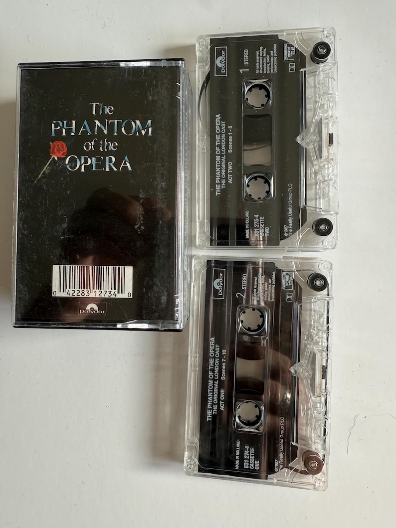 Phantom of the Opera Double Cassette Tape - Etsy