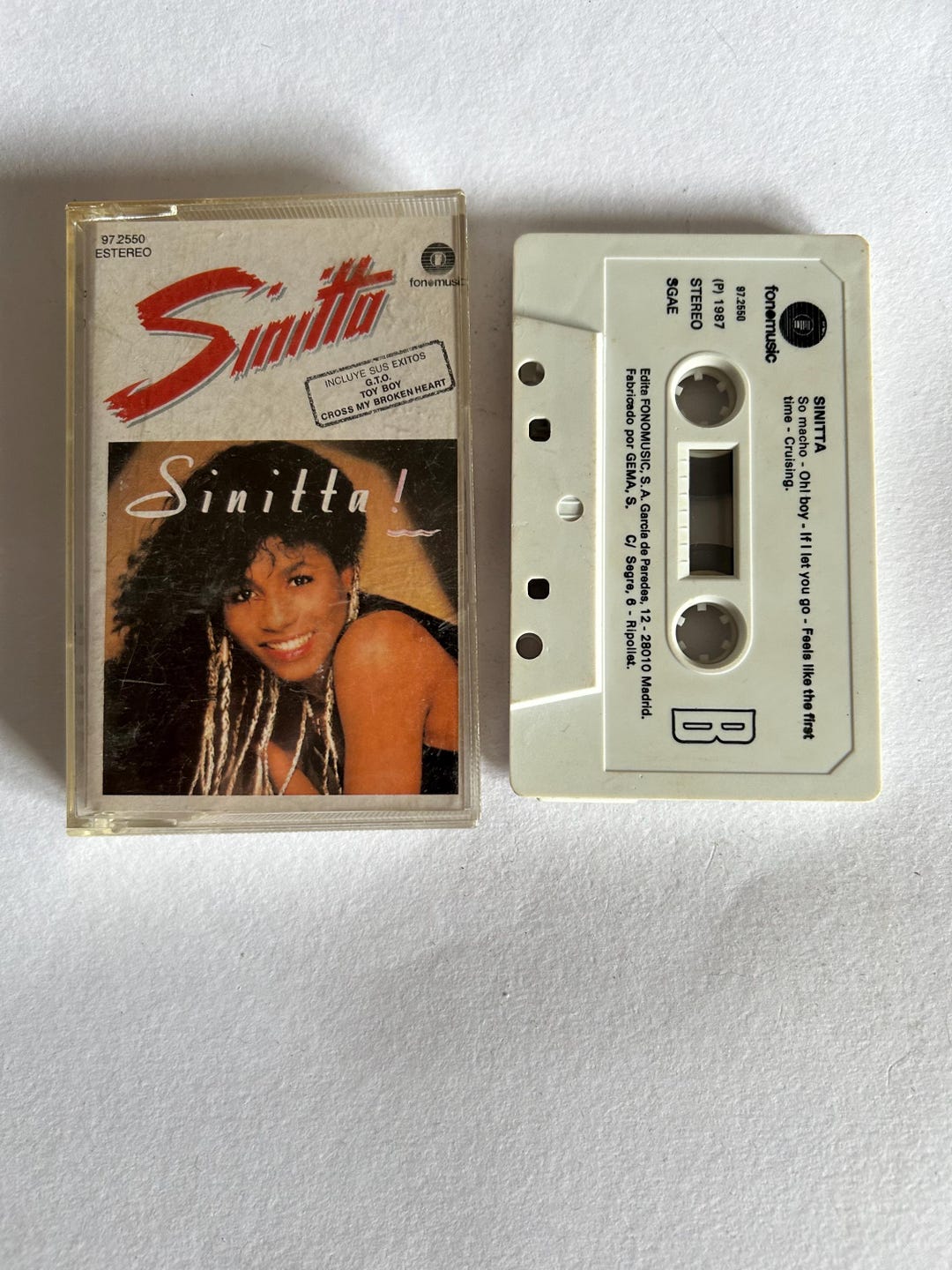 Sinitta Sinitta Spanish Cassette Tape - Etsy