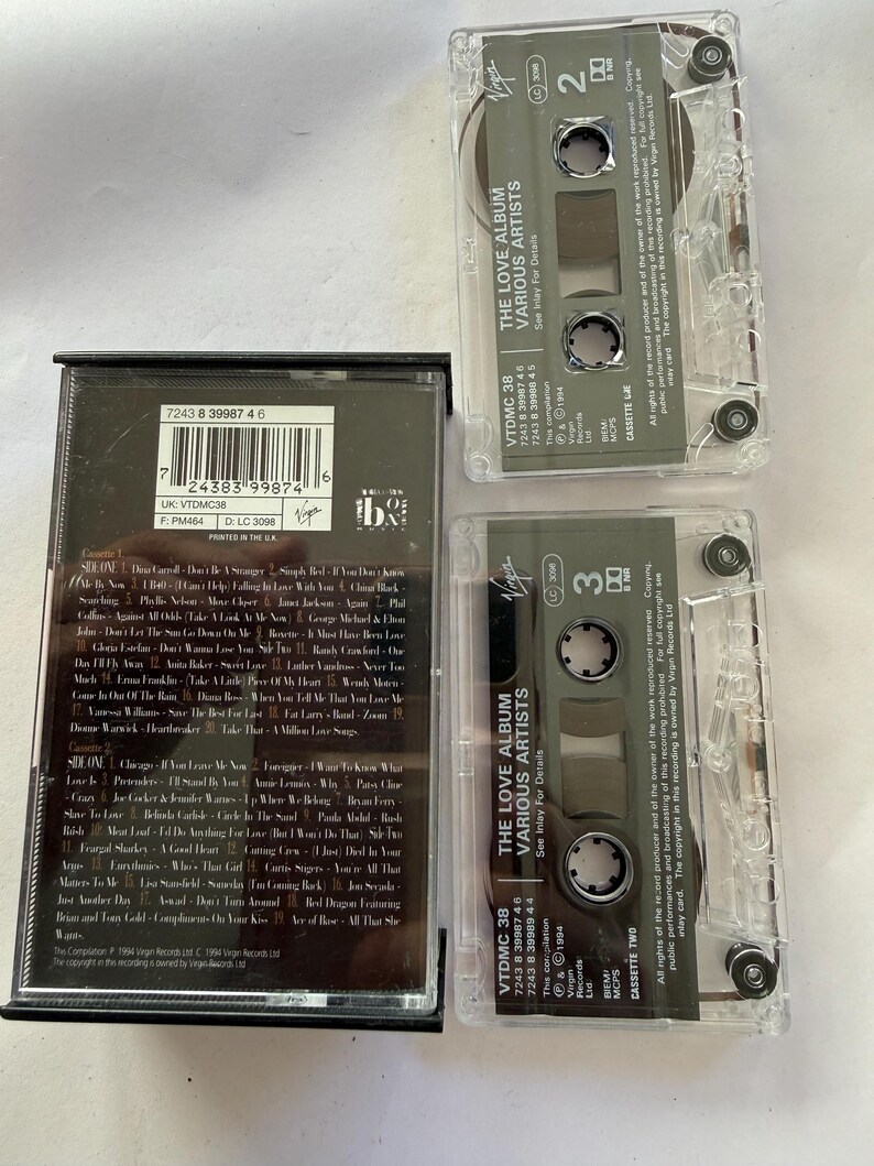 The Love Album Various Artists Double Cassette Tape - Etsy