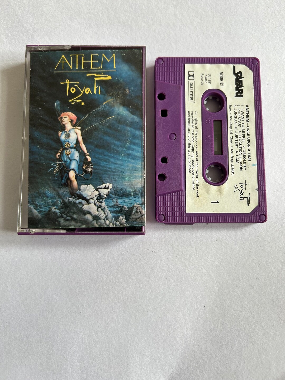 Toyah Anthem Cassette Tape - Etsy