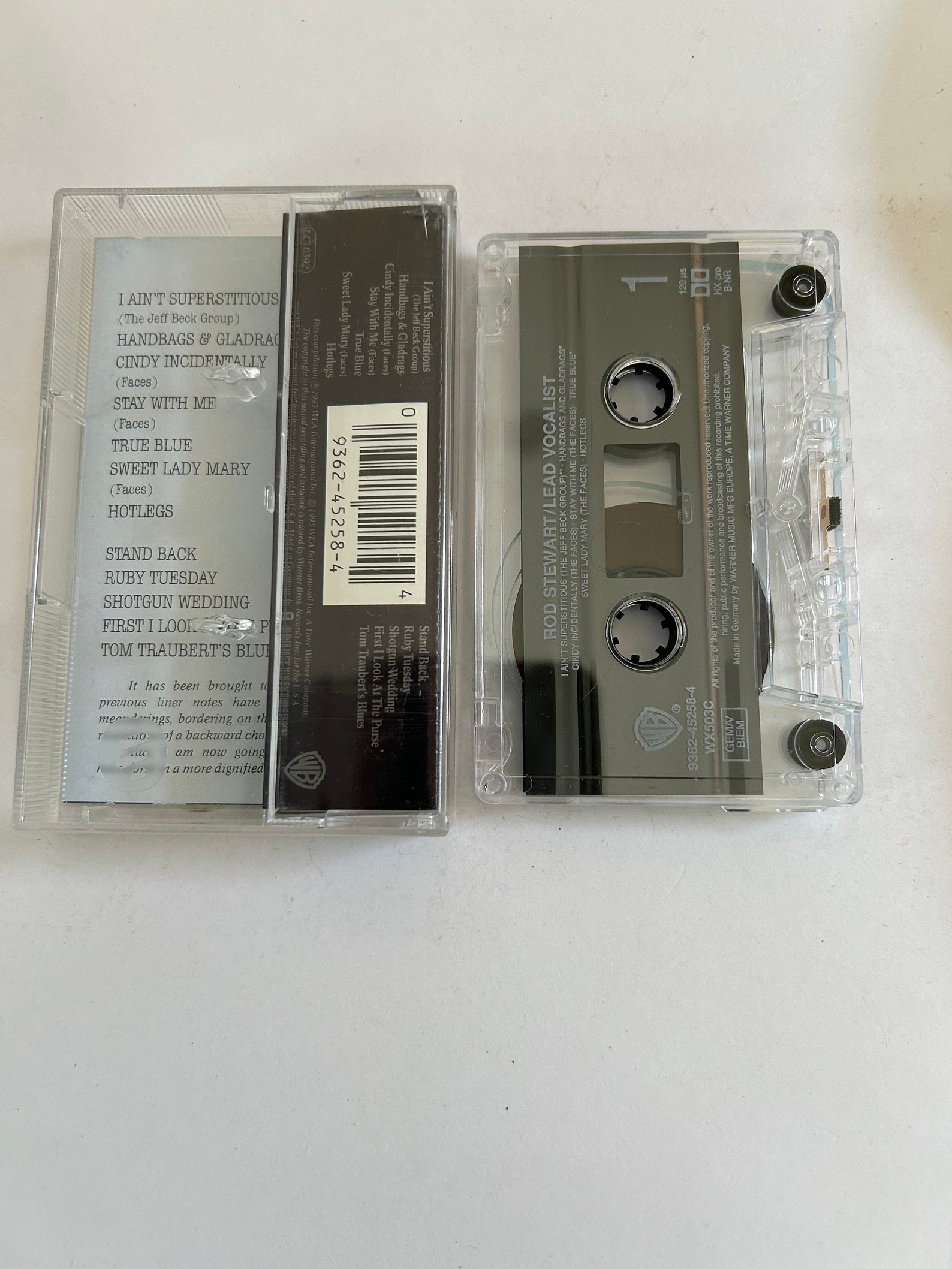 Rod Stewart Lead Vocalist Cassette Tape - Etsy