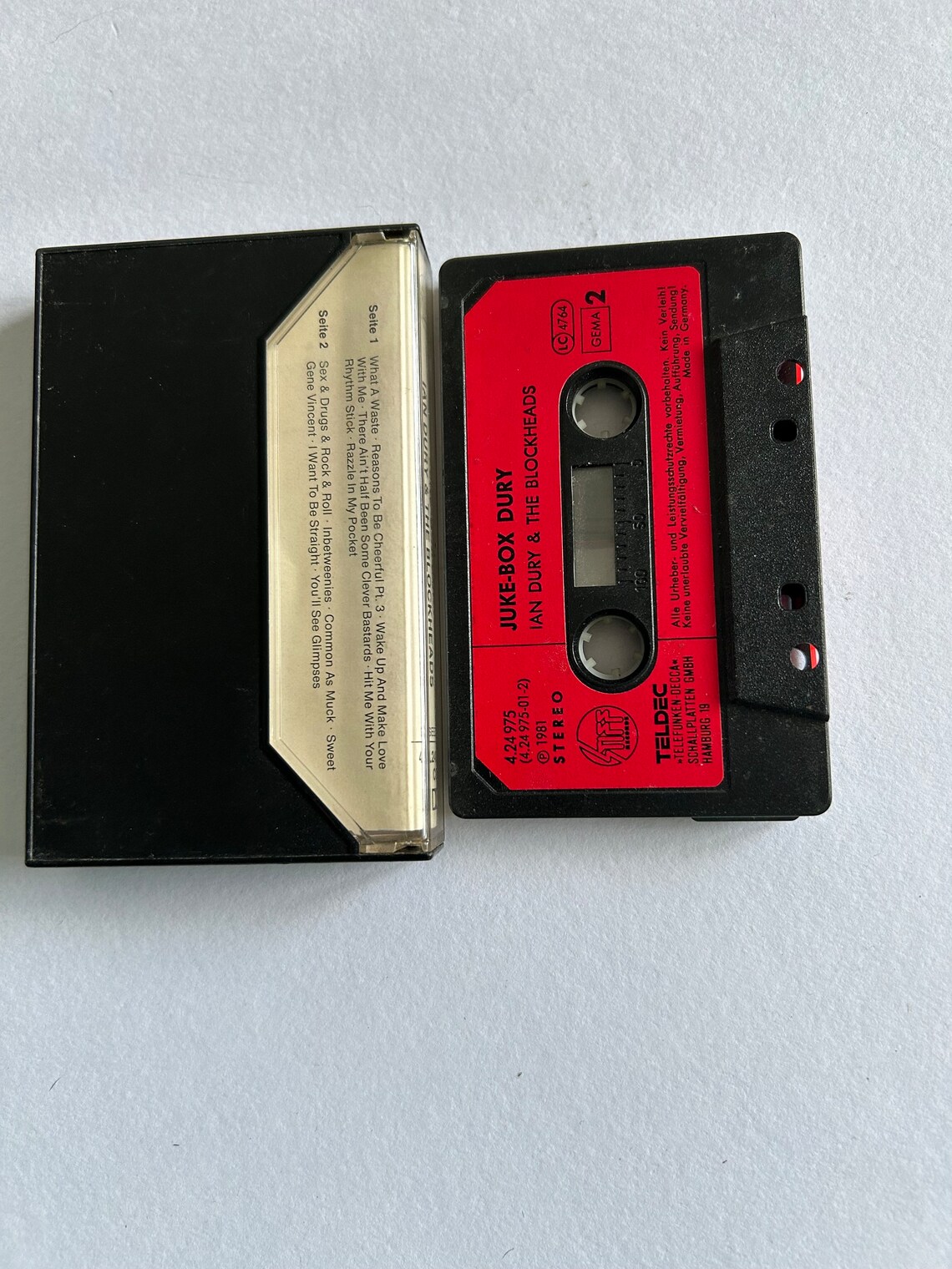 Ian Dury and the Blockheads Juke Box Jury Germany Cassette Tape - Etsy