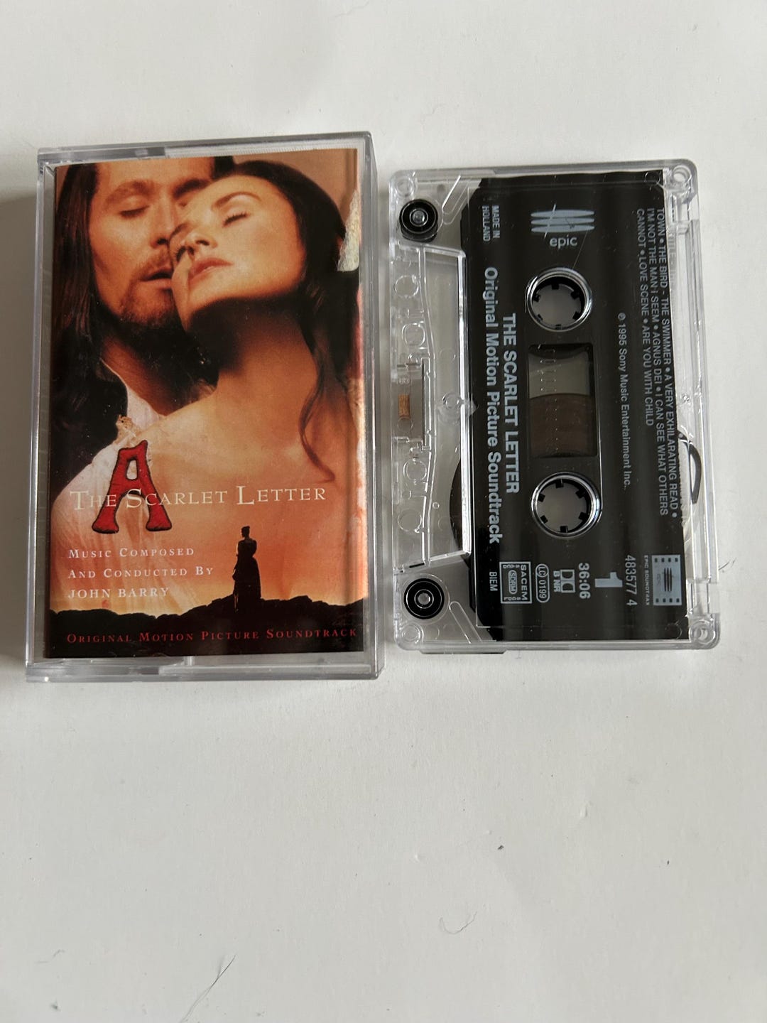The Scarlet Letter Soundtrack Cassette Tape - Etsy