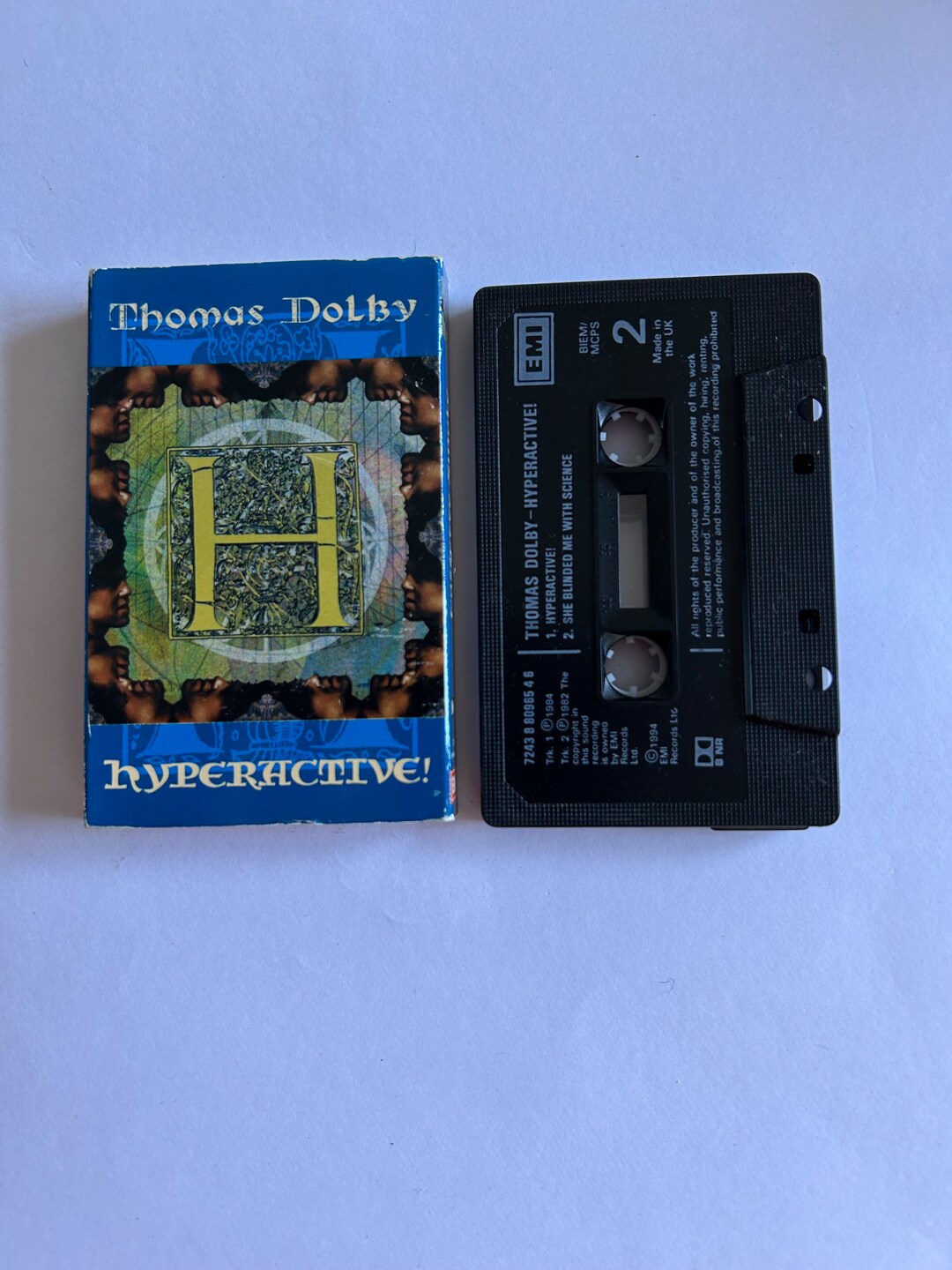 Thomas Dolby Hyperactive Cassette Tape - Etsy