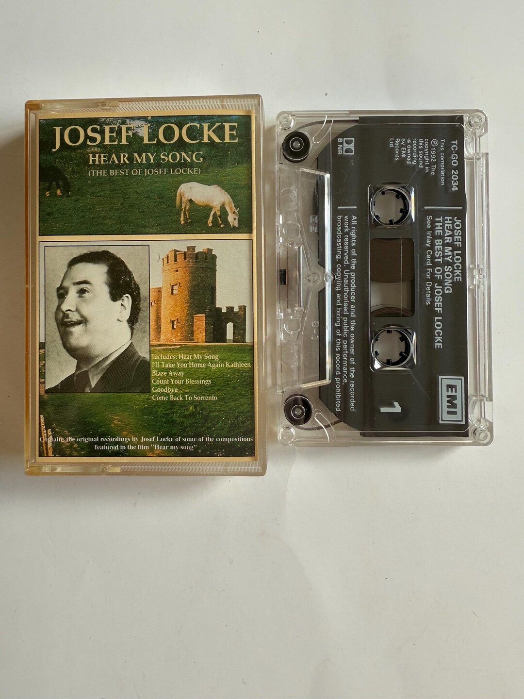 Joseph Locke Hear My Song the Best of Cassette Tape - Etsy
