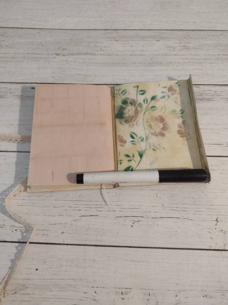 Mini Junk Journal Notebook Scrapbook Avocado Dyed Paper - Etsy