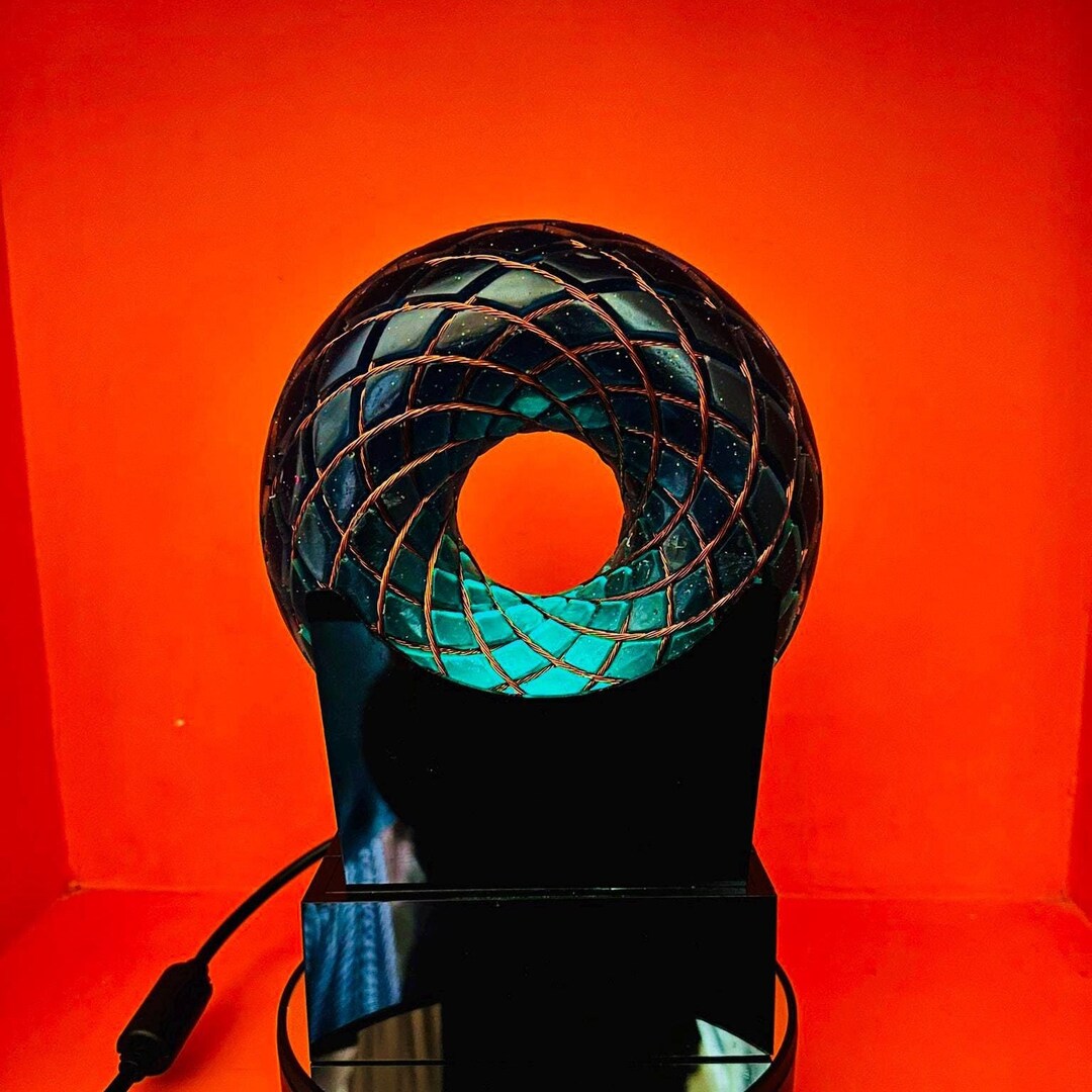 Vortex Torus Frequency Generator, Epoxy Sculpture With Copper Wire ...