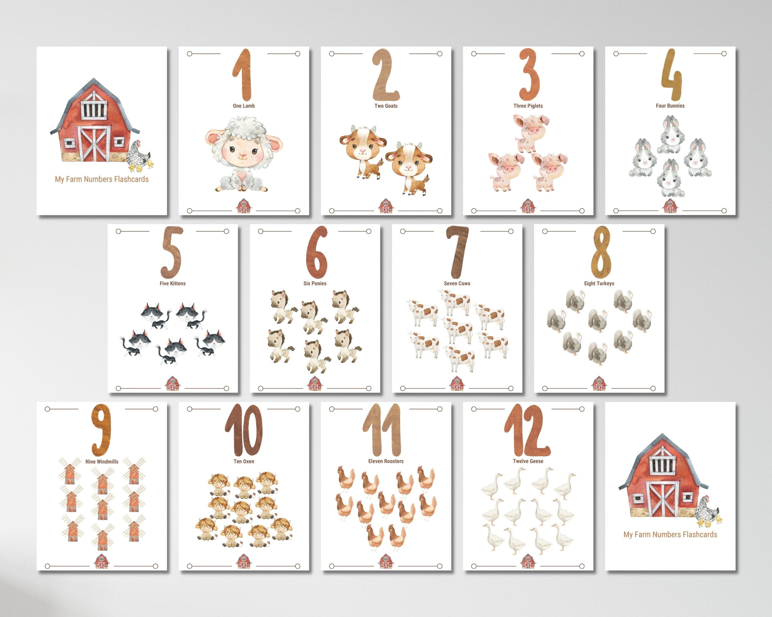 Farm Alphabet Poster | Kids Farm Alphabet Digital Download ...