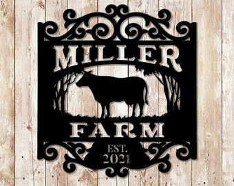 Vintage Farm Sign - Etsy
