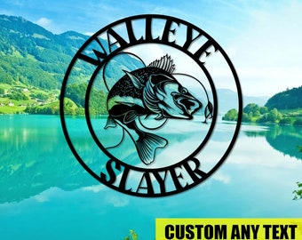 Plasma Cut Walleye - Etsy