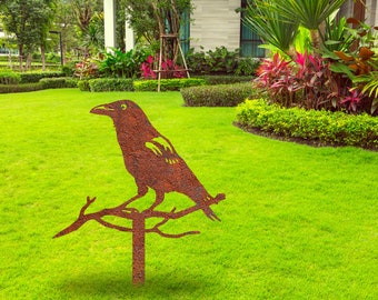 Metal Crow Garden - Etsy