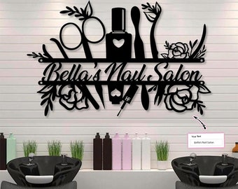 Metal Nail Sign - Etsy