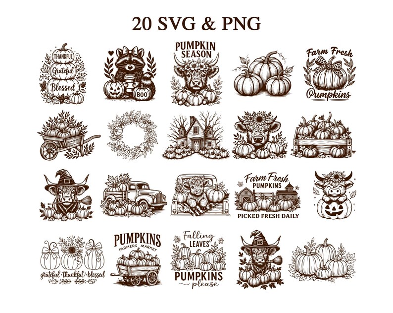 Fall Pumpkin Cutting Board Engraving File, Farmhouse Kitchen Board Svg ...