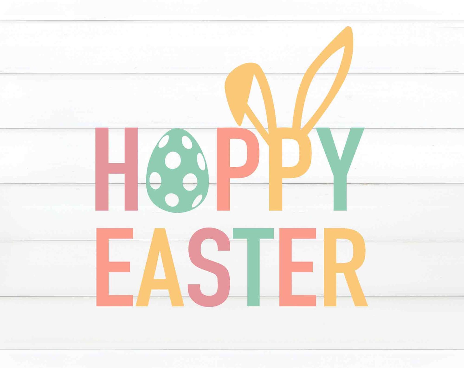 Hoppy Easter SVG, Hoppy Easter Bunny Png, Easter Svg, Easter ...