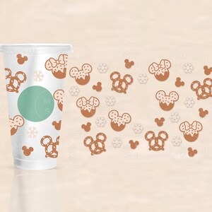 Christmas Mouse Ears Cup Wrap Svg, Christmas Full Wrap Bundle, Mouse ...