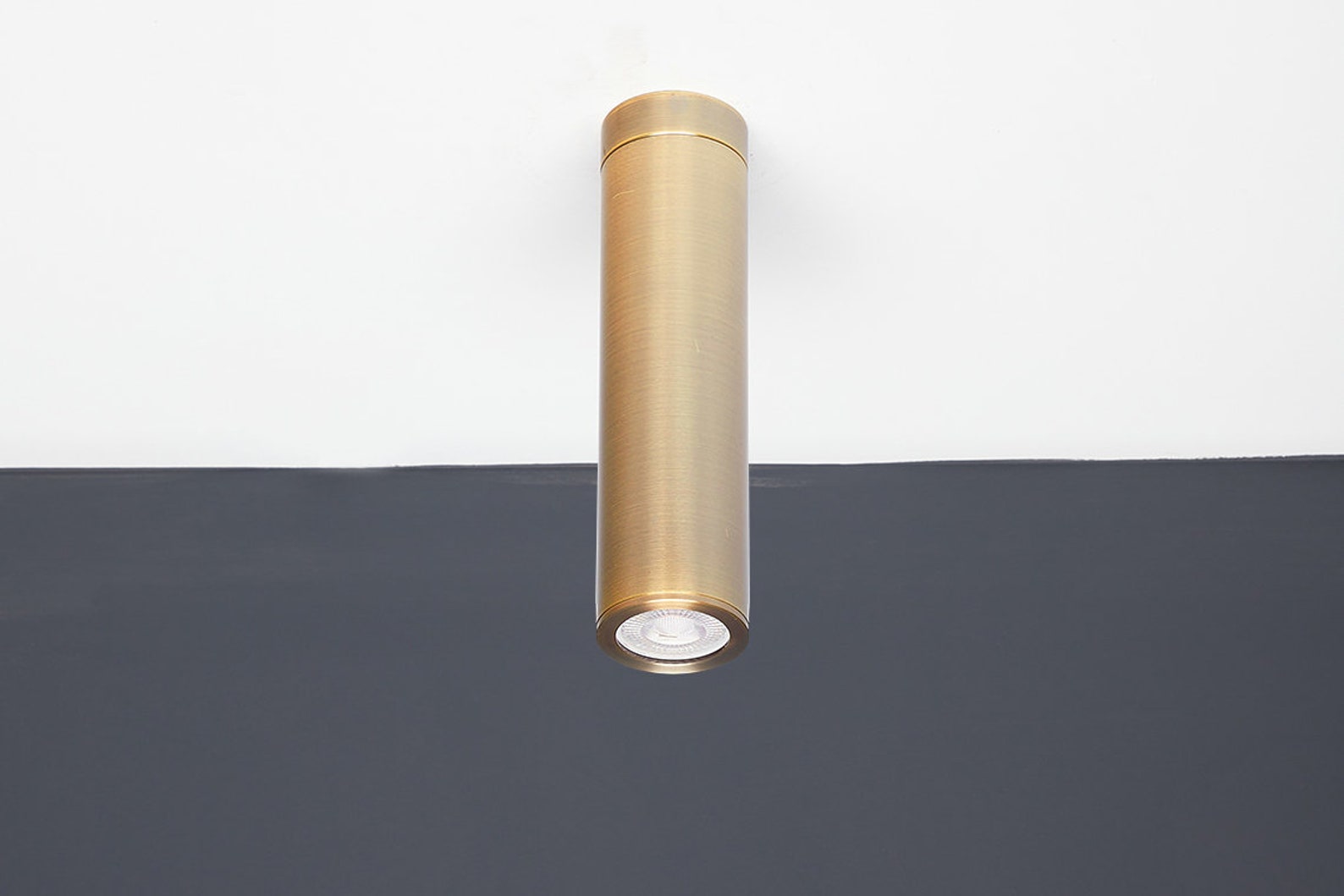 Brass Pendant Light, Copper Minimalist Lamp Bathroom Vanity Spotlight ...