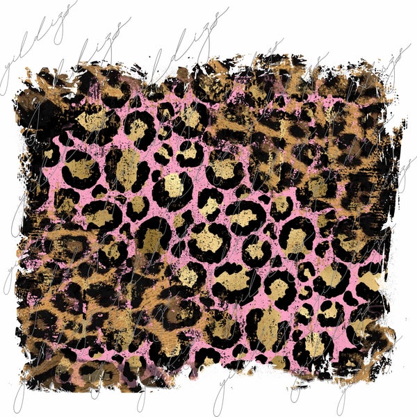 Splash Leopard Print Png - Etsy