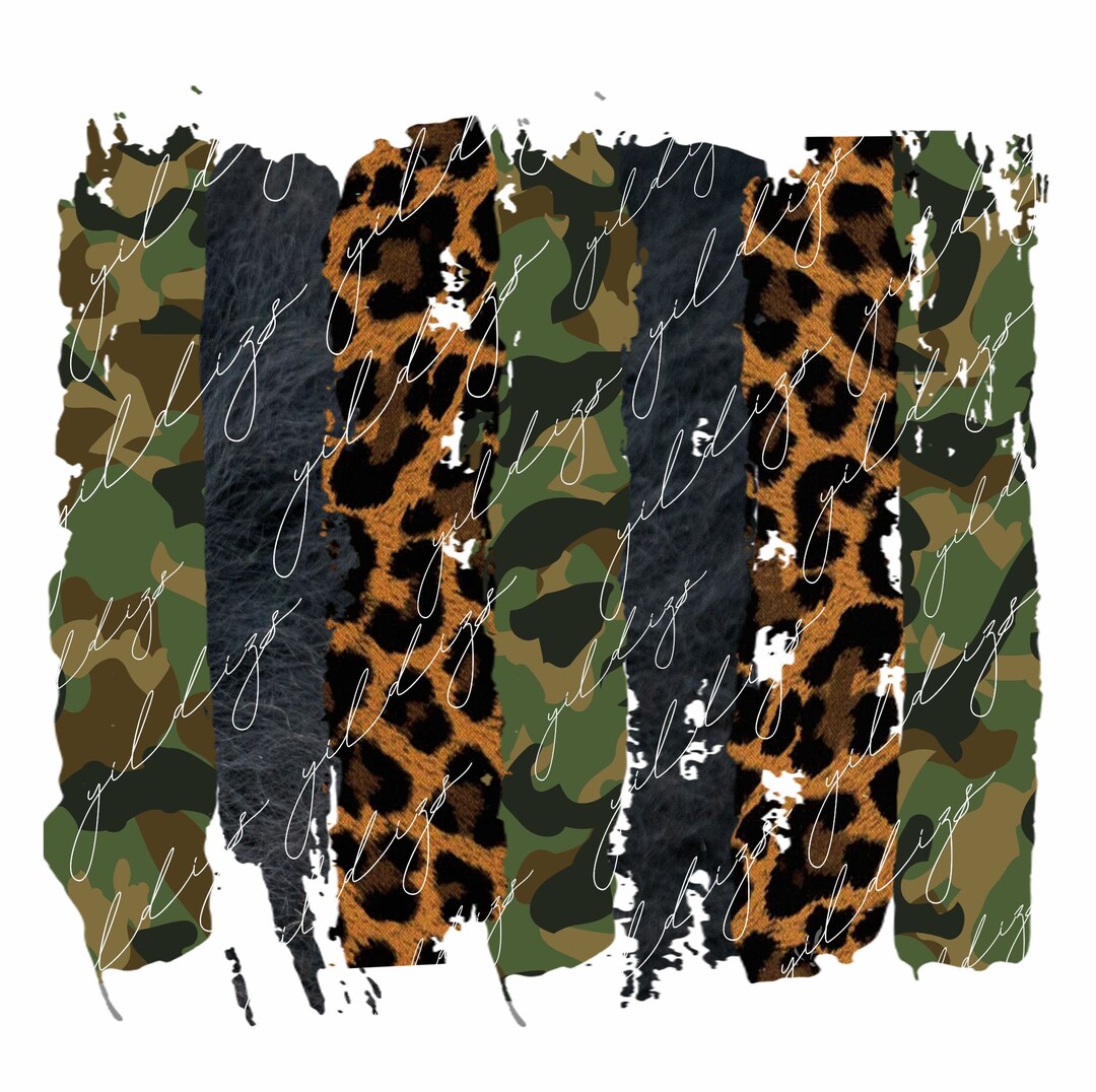 Distressed Leopard Camoflauge Background Png Bundle, Background Splash ...